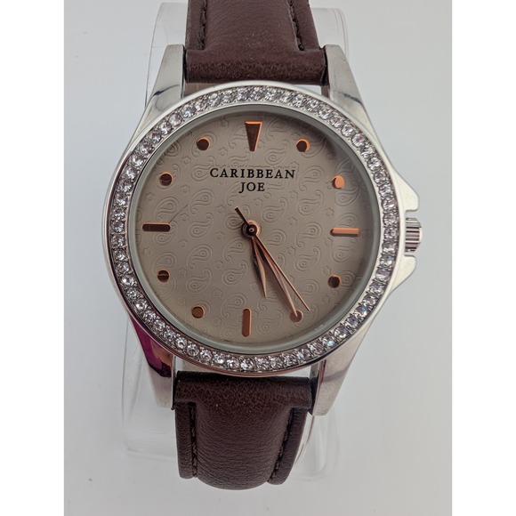 Caribbean Joe | Accessories | Caribbean Joe Watch Women 34mm Silver ...
